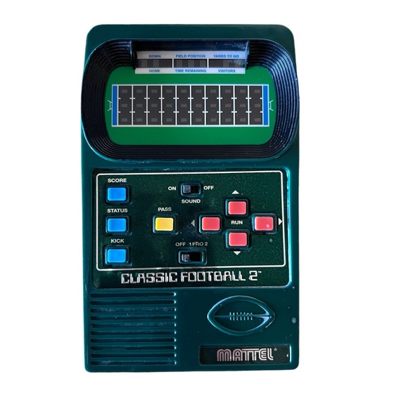 Mattel | Video Games & Consoles | Mattel Classic Football 2 Handheld ...